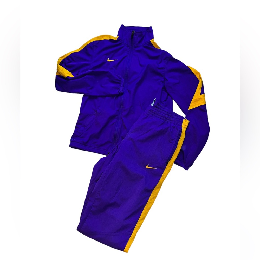 Nike Purple, And Gold Tracksuit - Gem
